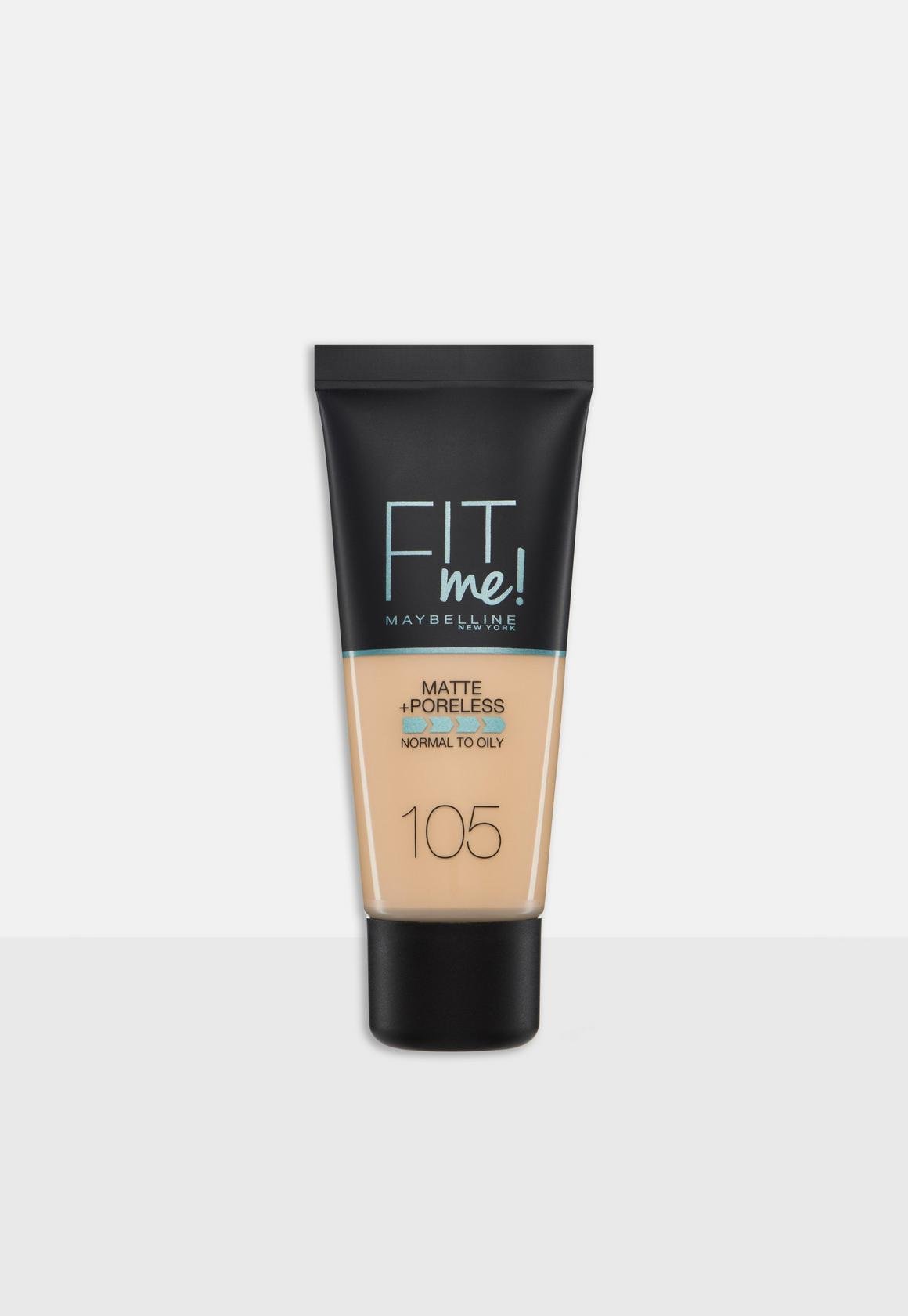 Maybelline Fit Me Matte & Poreless Foundation 105 Natural Iv X 3