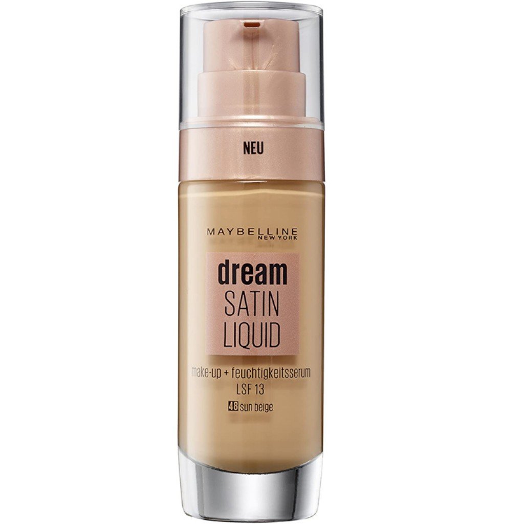 Maybelline Dream Satin Liquid Foundation 48 Sun Beige X 3