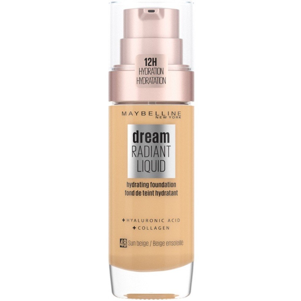Maybelline Dream Radiant Liquid Foundation 48 Sun Beige X 3