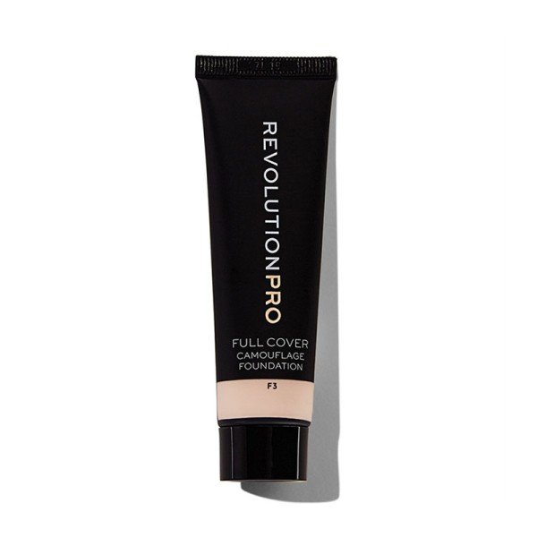 Revolution Pro Full Cover Camouflage Foundation F3 X 3