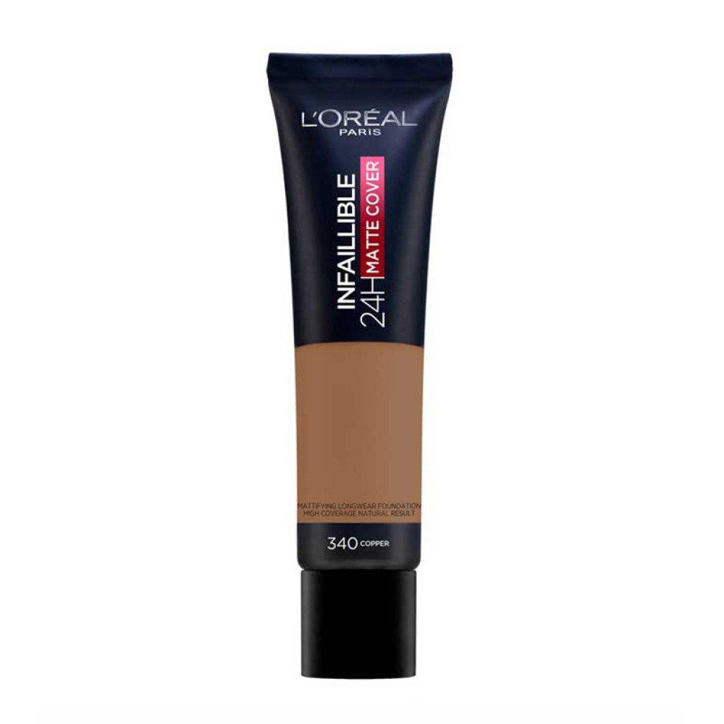 Loreal Infallible 24H Matte Cover Foundation 340 Copper X 3