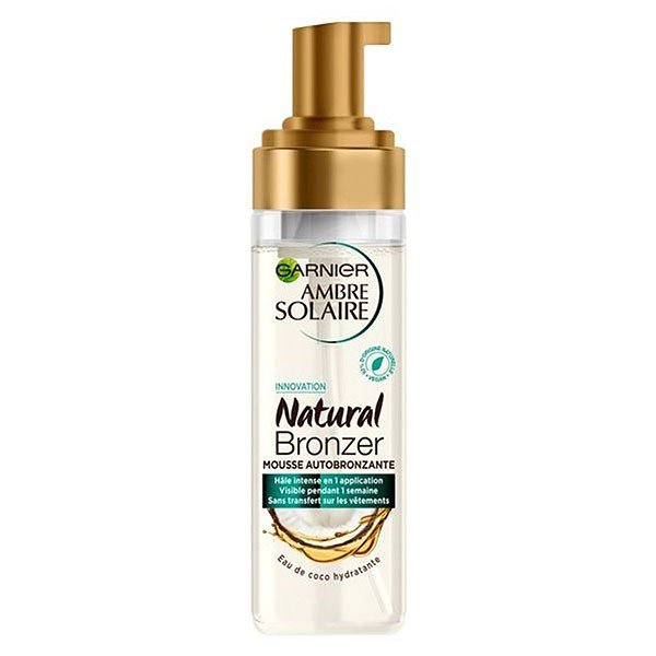 Garnier Natural Bronzer Self Tan Mousse With Coconut Water 200ml X 6