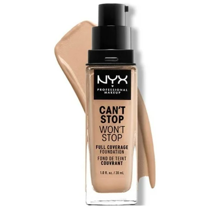 NYX Can't Stop Won't Stop 24 Hour Foundation Natural X 4